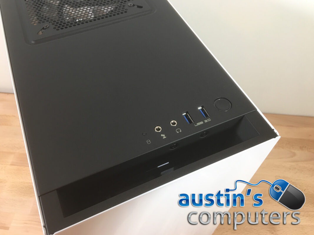 NZXT White Custom Built Desktop Computer - Austin's Computer Repair
