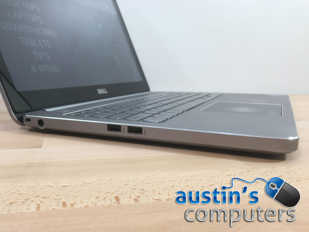 Silver Dell 15.6" Touch Screen Laptop Computer - Austin's Computer Repair
