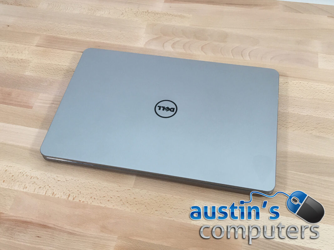 Silver Dell 15.6" Touch Screen Laptop Computer - Austin's Computer Repair